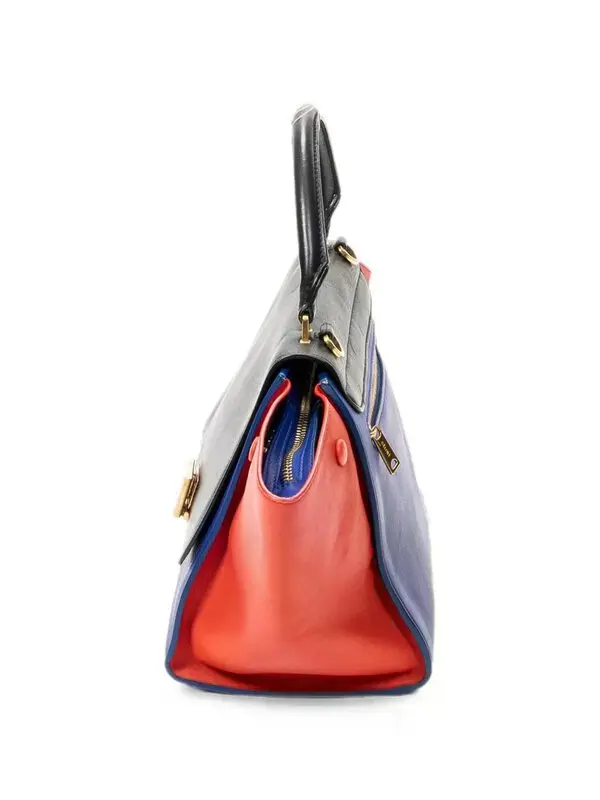 Celine Trapeze Tote Bag - Blue