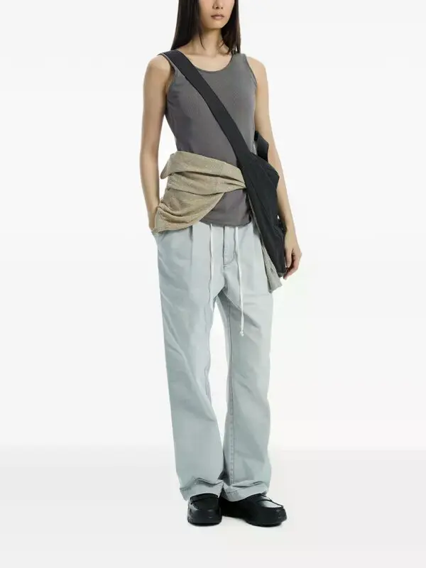 DETERM; Ribbed Scoop-neck Tank Top