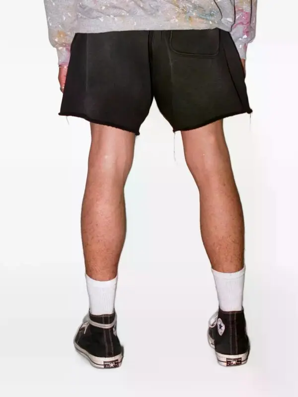 MOOJI MOOJI Raw-edge Drawstring Shorts