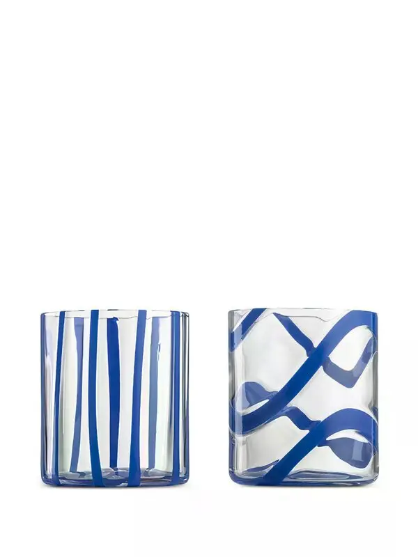 NASONMORETTI Cyrcus Patterned Glasses - White