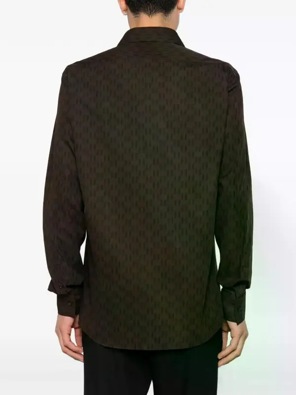 Karl Lagerfeld Monogram-print Button-down Shirt