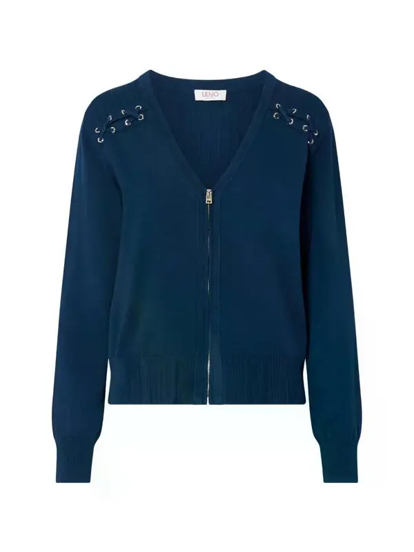 Liu Jo Cardigan With Laces - Blue