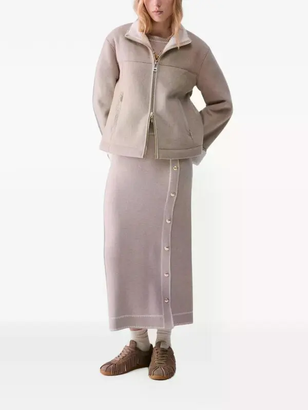 Liu Jo Boxy Shearling Coat