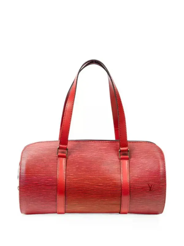 LOUIS VUITTON Soufflot Épi-leather Tote Bag - Red