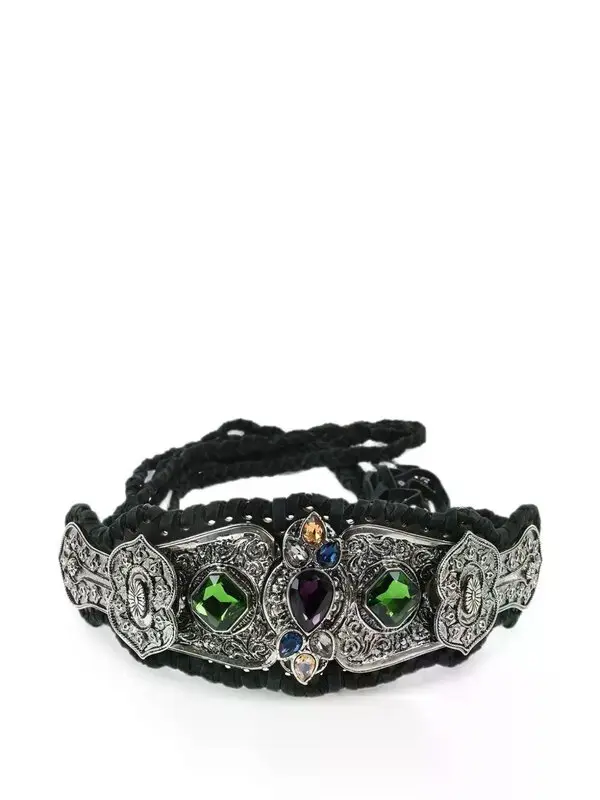 Dsquared2 Crystal-embellished Belt - Green