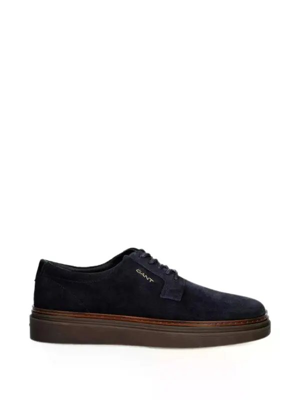 Gant Suede Logo-print Sneakers - Blue