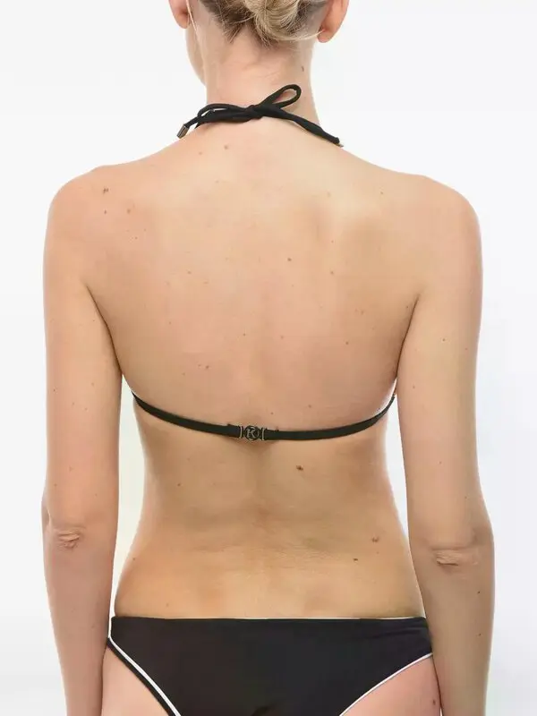 Karl Lagerfeld Cut-out Triangle Bikini Top