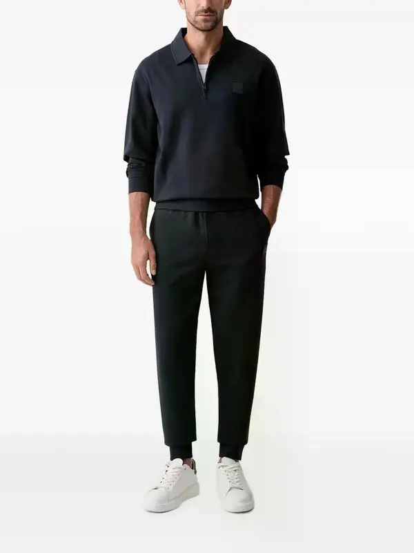 JOOP! Logo-patch Quarter-zip Sweater