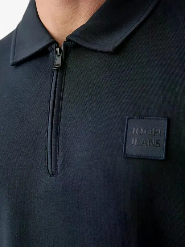 JOOP! Logo-patch Quarter-zip Sweater