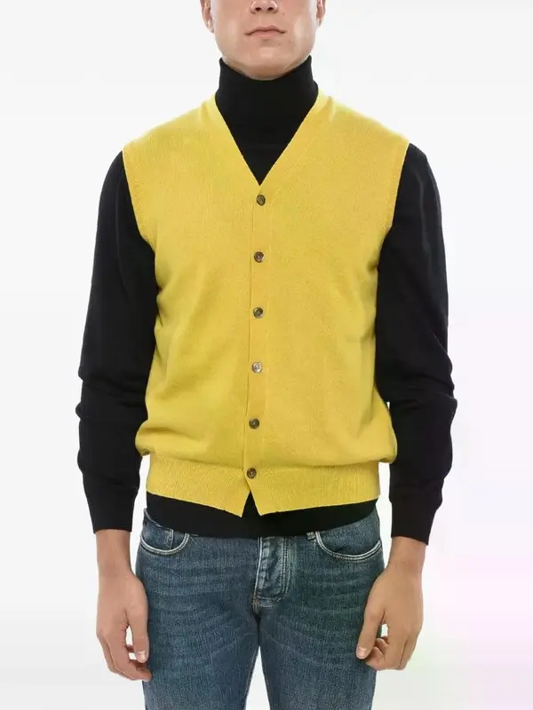 Malo V-neck Sleeveless Cardigan