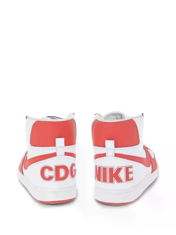 Nike Comme Des Garçons Homme Plus Terminator High-top Sneakers - White