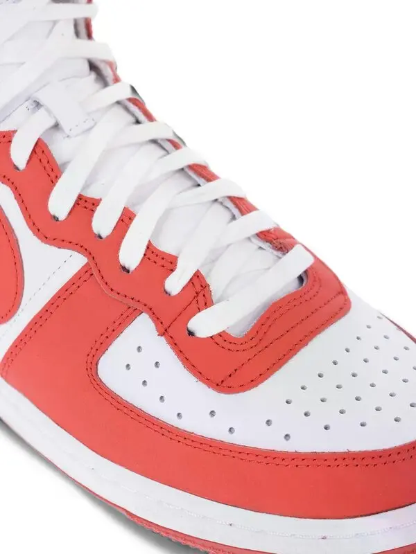 Nike Comme Des Garçons Homme Plus Terminator High-top Sneakers - White