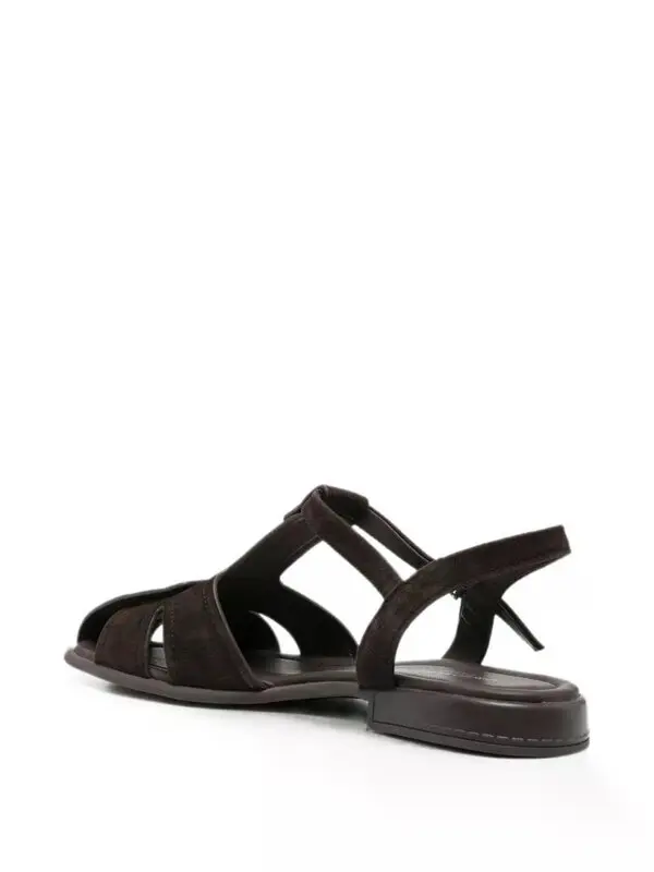 SERGIO MORETTI FIRENZE Suede Buckled Sandals