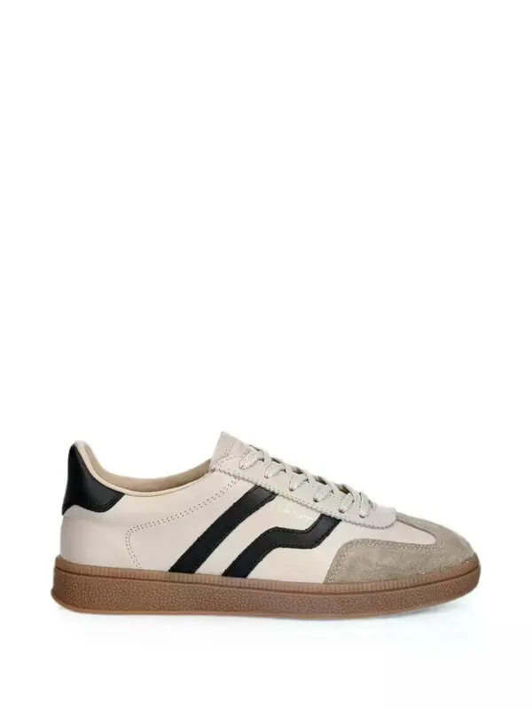 Gant Suede-panelled Lace-up Sneakers - Neutrals