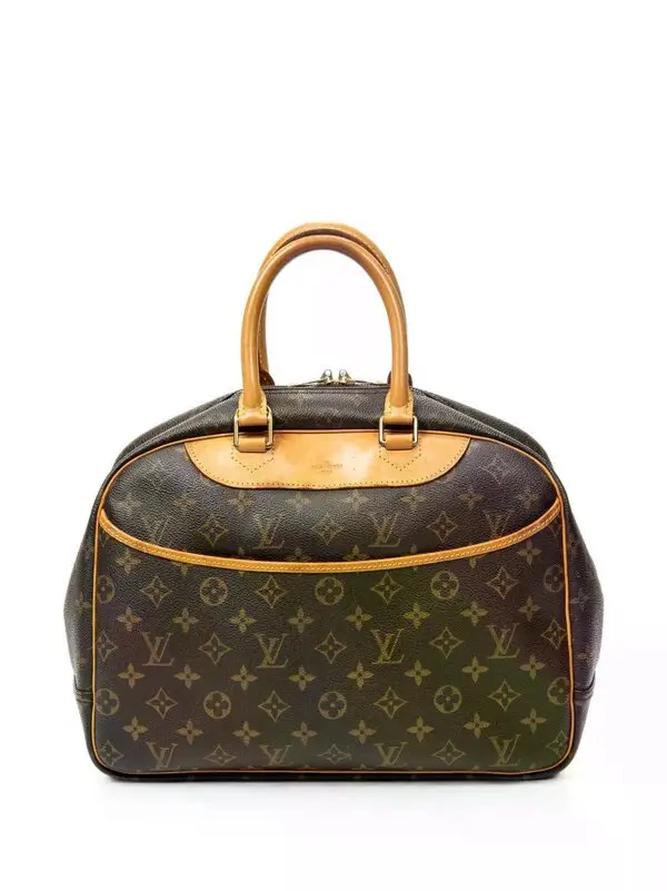 LOUIS VUITTON Monogram Canvas Deauville Tote Bag - Brown