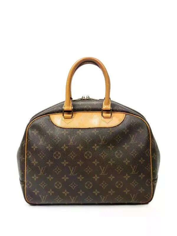 LOUIS VUITTON Monogram Canvas Deauville Tote Bag - Brown