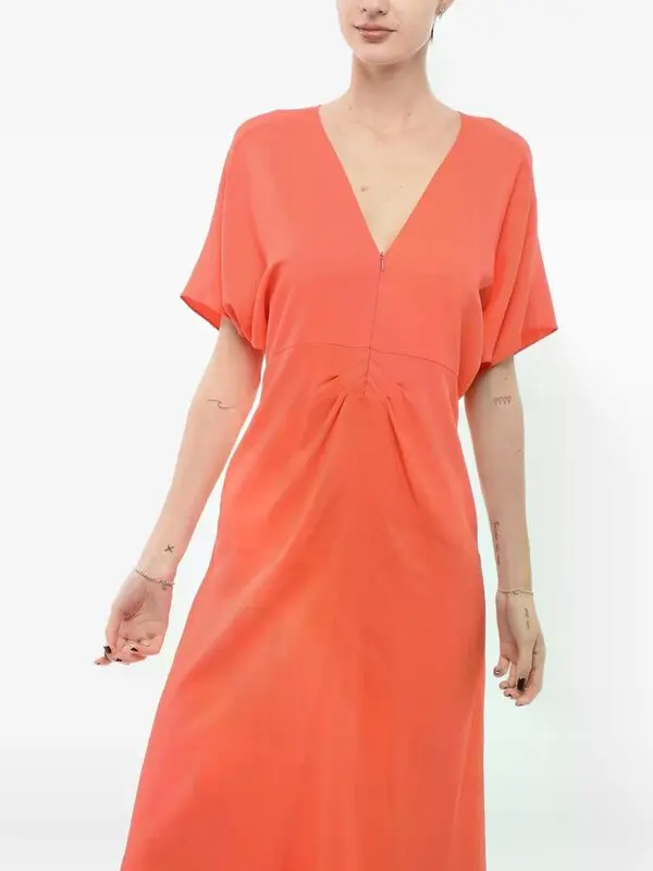 SUPER BLOND V-neck Maxi Dress