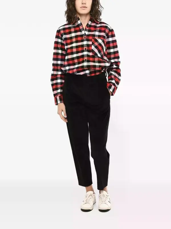 Woolrich Pleated Ribbed Trousers