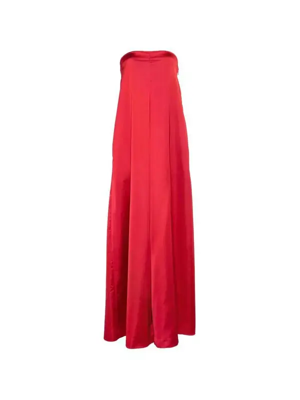 JIJIL Sleeveless Wide Leg Jumpsuit - Red
