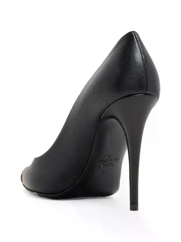 Valentino Garavani Vlogo Signature Leather Pumps