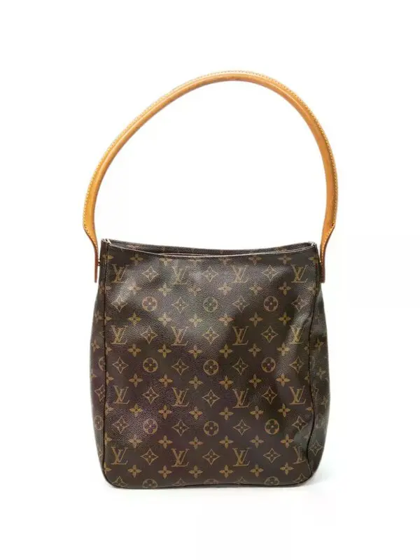 LOUIS VUITTON Looping Gm Monogram Canvas Tote Bag - Brown
