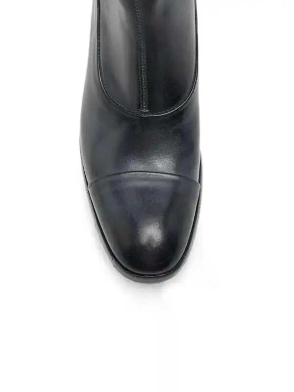 ALBERTO FASCIANI Cap-toe Rear-zip Boots