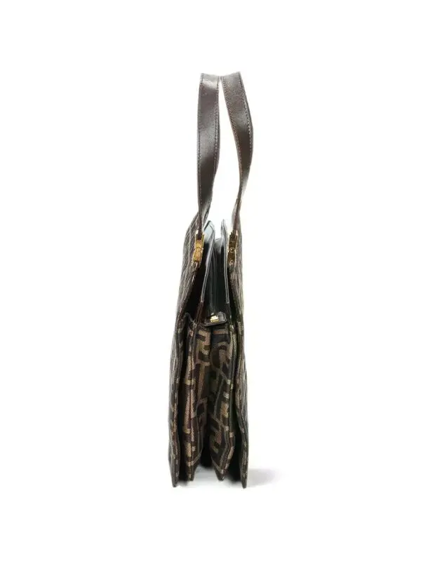 Fendi Ff-logo-plaque Zucca-pattern Tote Bag