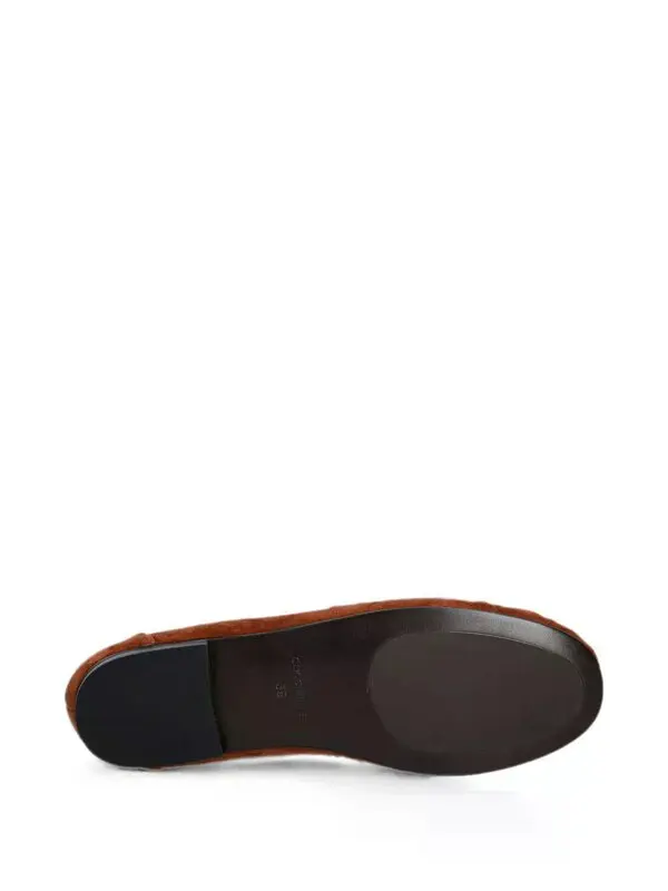 COCCINELLE Logo Plaque Suede Loafers