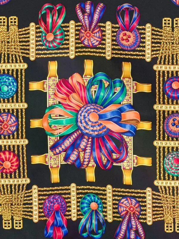 Hermès 2010s Les Rubans Du Cheval Scarf