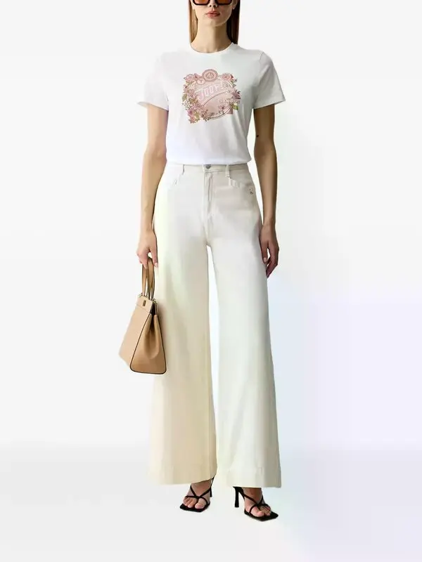 JOOP! Cream White Wide-leg Jeans - Neutrals