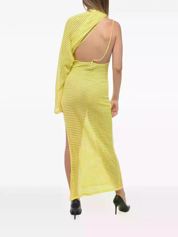 ART ESSAY Naomi Crochet-knit Maxi Day Dress