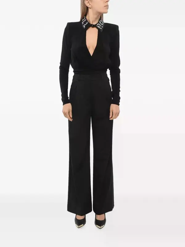 John Richmond Embellished Collar Bodysuit