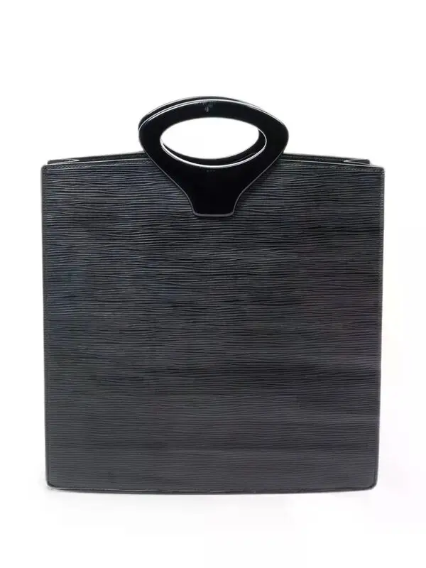 LOUIS VUITTON Ombre Epi Leather Tote Bag - Black