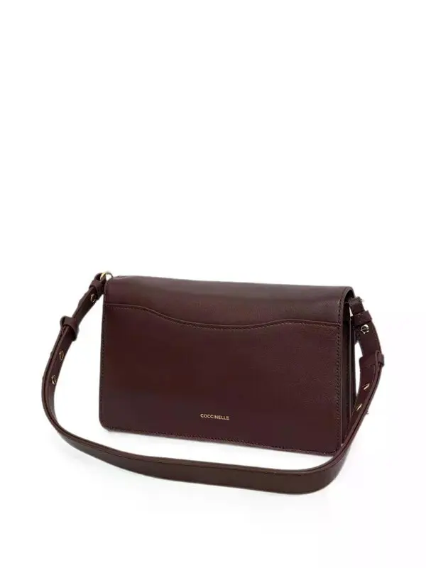 COCCINELLE Grained Leather Shoulder Bag