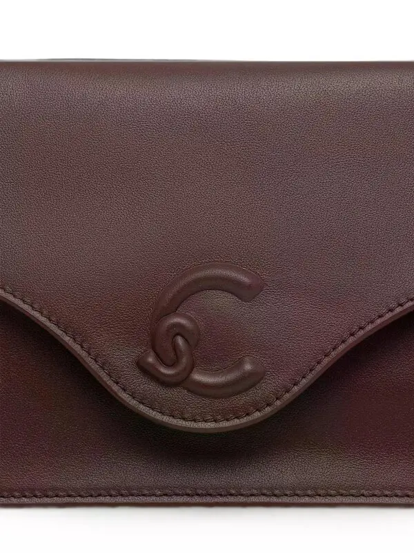 COCCINELLE Grained Leather Shoulder Bag