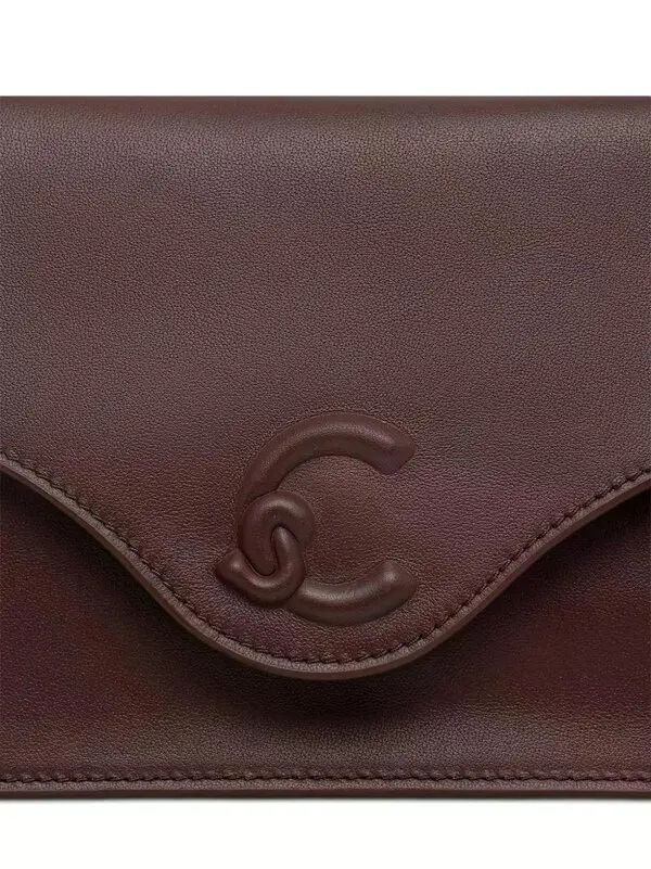 COCCINELLE Grained Leather Shoulder Bag