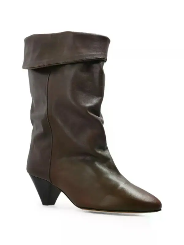 Isabel Marant Étoile Dalby Leather Ankle Boots