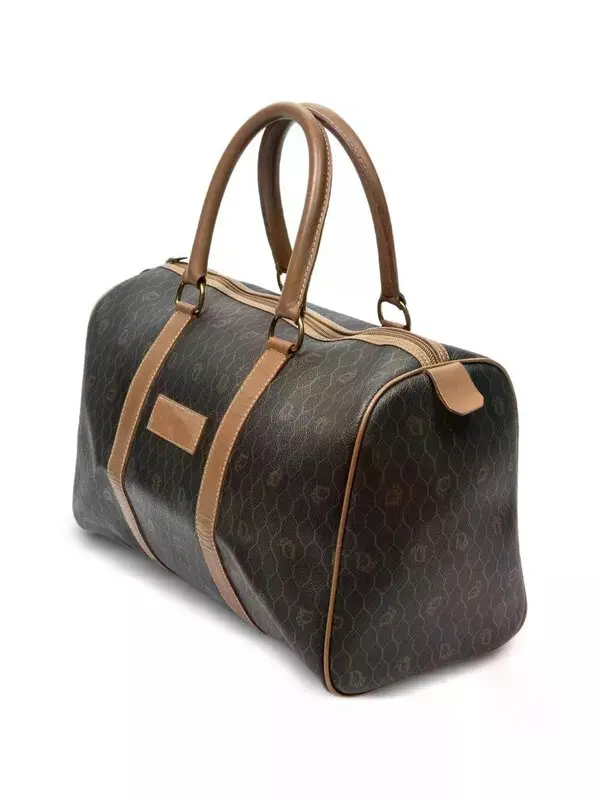 Dior Honeycomb Boston Tote Bag - Black