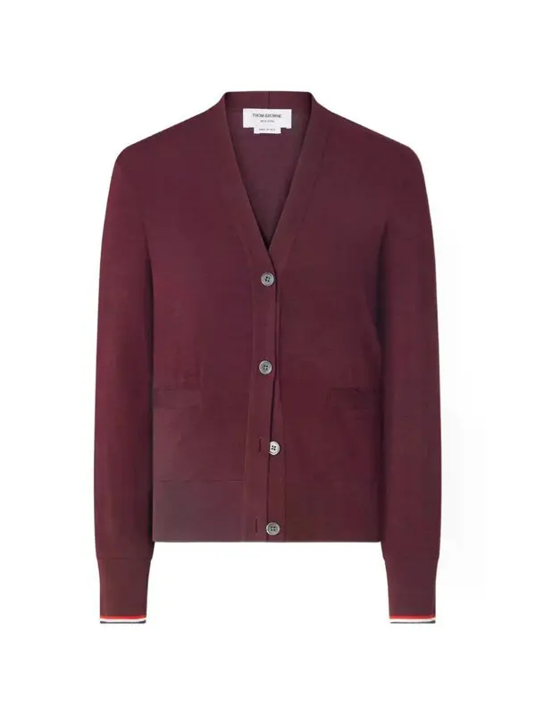 Thom Browne Rwb Cardigan - Red