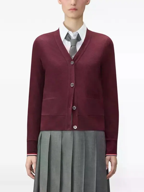 Thom Browne Rwb Cardigan