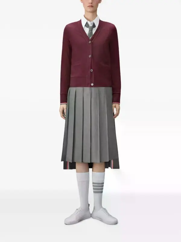 Thom Browne Rwb Stripe Cardigan