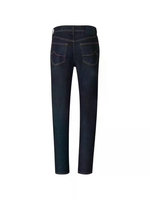 Jacob Cohen Logo-patch Slim-fit Jeans - Blue