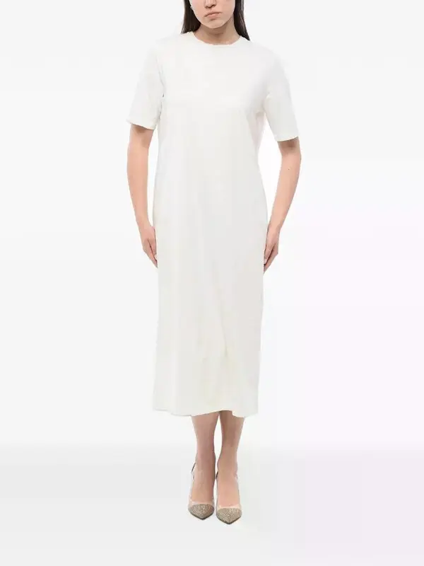 Woolrich T-shirt Midi Dress - Neutrals