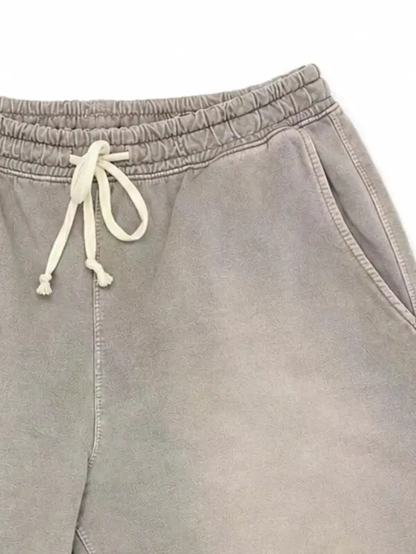 MOOJI MOOJI Drawstring Raw-cut Shorts