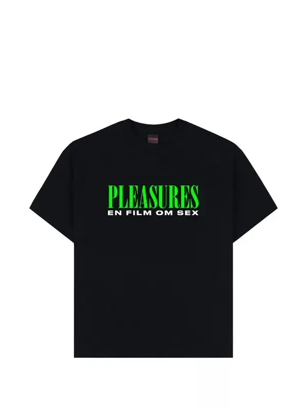 PLEASURES Logo-print T-shirt