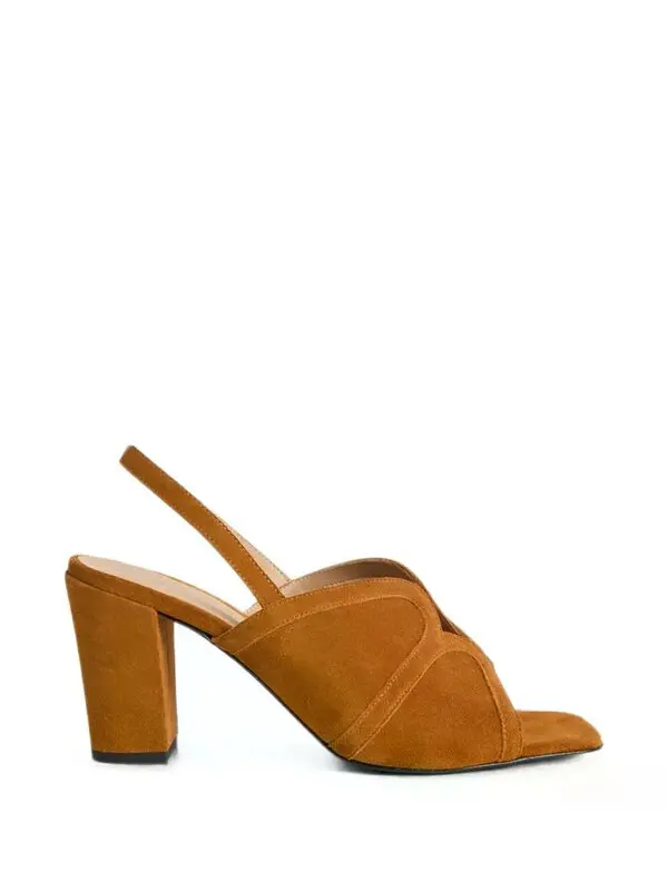 Momoni Baca Slingback Sandals - Brown