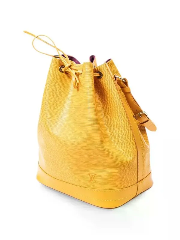 LOUIS VUITTON Noe Leather Bucket Bag - Yellow
