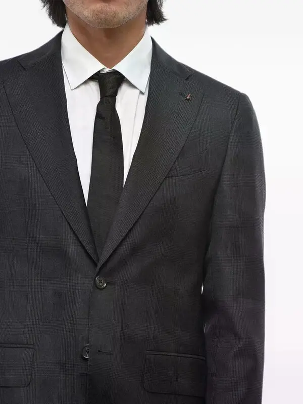 Corneliani District-check Virgin Wool Suit