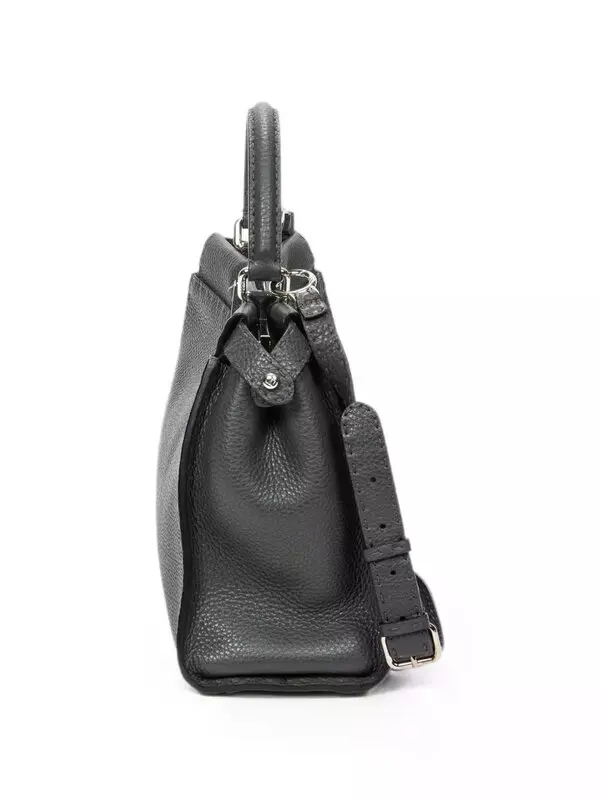 Fendi Medium Peekaboo Leather Tote Bag