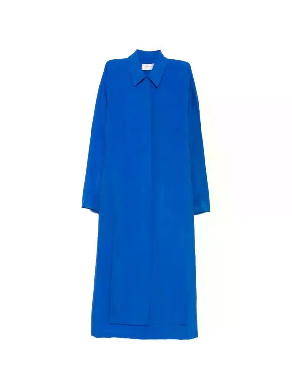 Christian Wijnants Delphi Shirt Midi Dress - Blue